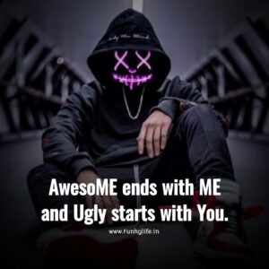 423+ Cool & Stylish Attitude Status in English - Funky Life