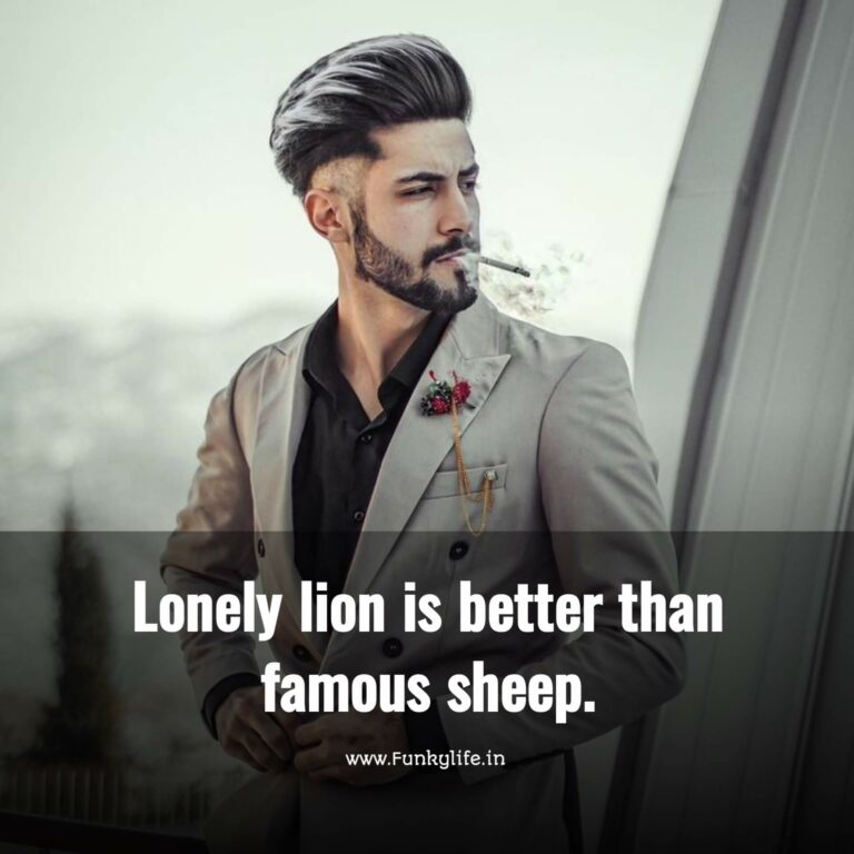 423+ Cool & Stylish Attitude Status in English - Funky Life